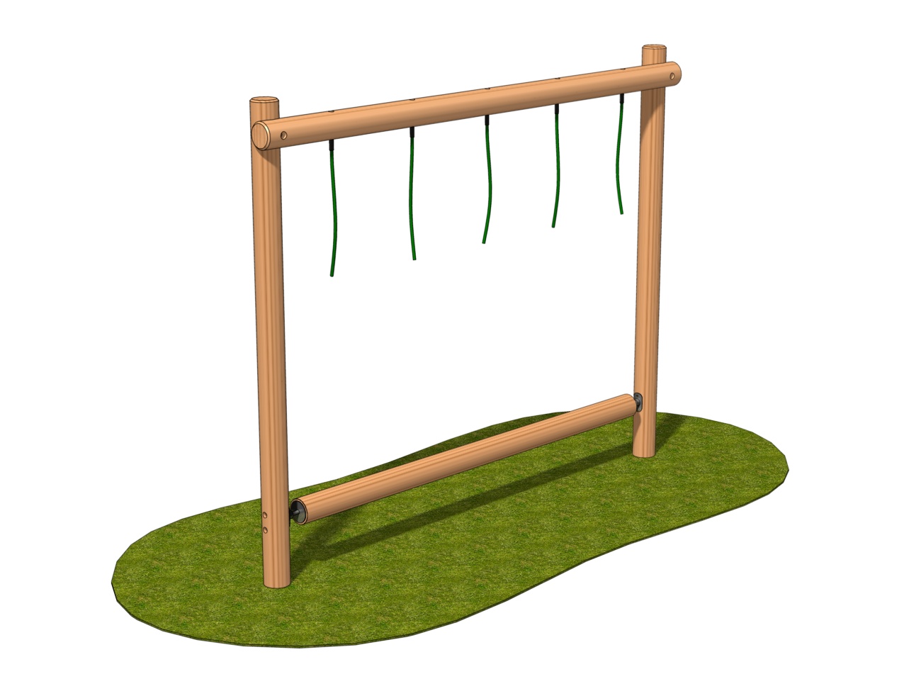Simply Playgrounds | Log Roll With Drop Rope